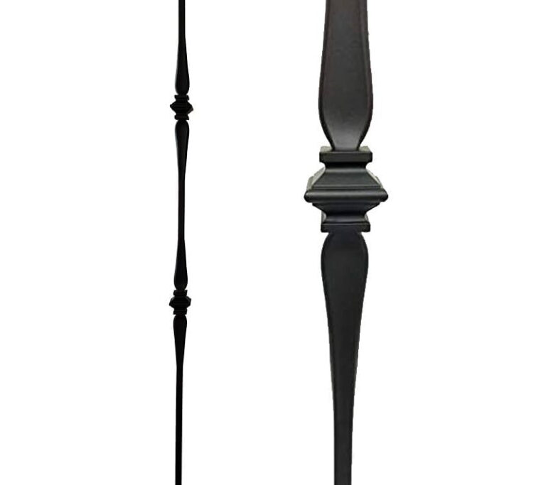 Single Knuckle-Spoon Spindle – Premium Iron Baluster for Staircases ...